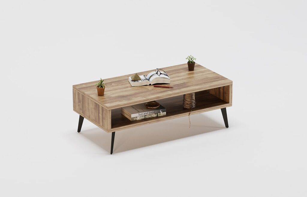 Charter Center Table Melamine: Sleek and Durable Design