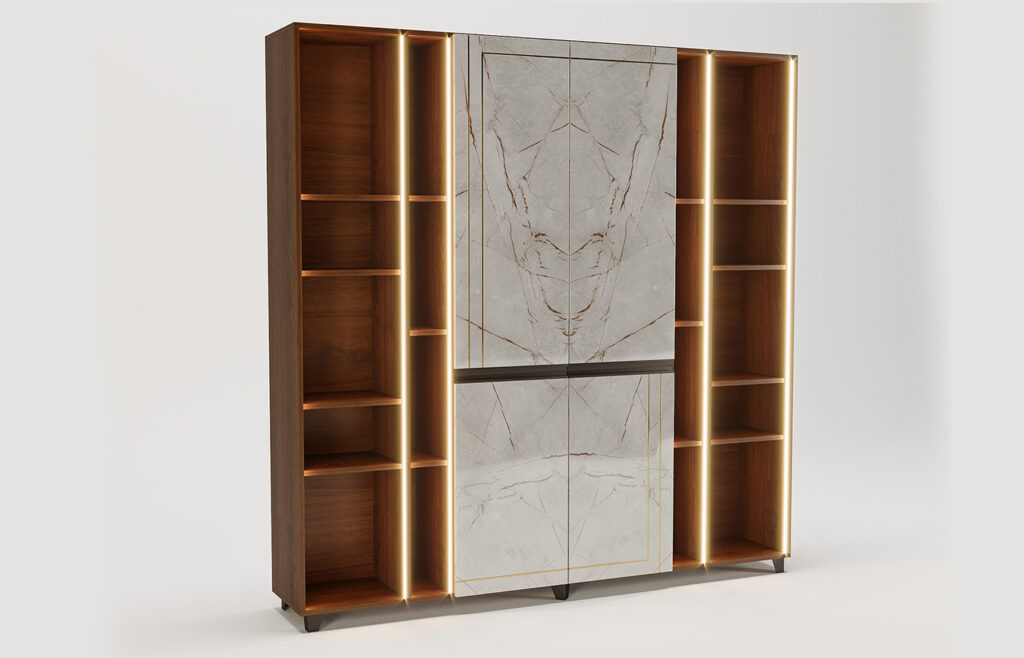 Charter Executive Side Rack Veneer - Profine