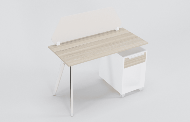 Aspire Linear Workstation For One person, Stylish Design