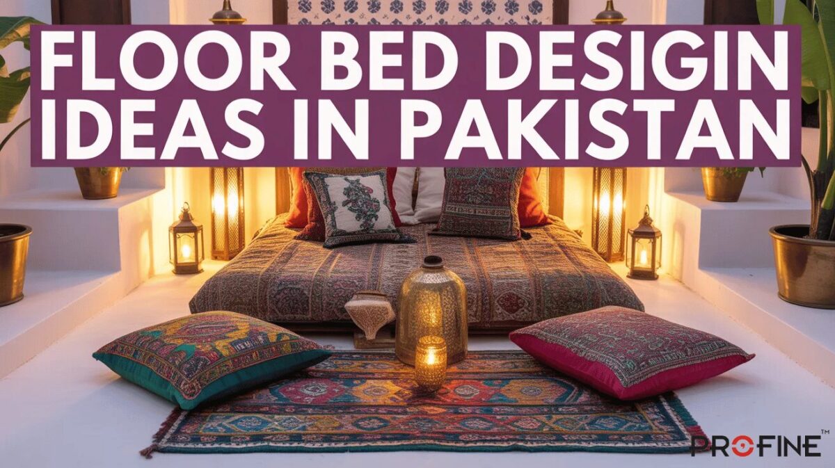 26 Floor Bed Design Ideas in Pakistan – Practical, Safe & Stylish ...